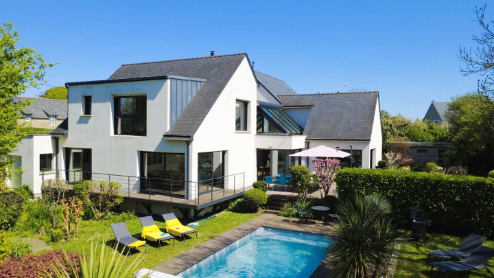 Proche Ria D'etel - Grande Villa 5* Avec Piscine - Erdeven