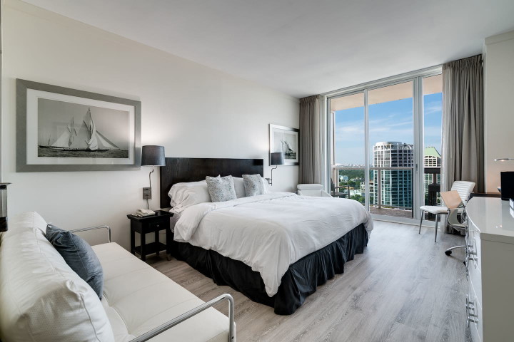 Ocean Million Dollar View Studio (4 Personen) + Balkon + Parking + Zwembad + Gym # 2 - Miami, FL
