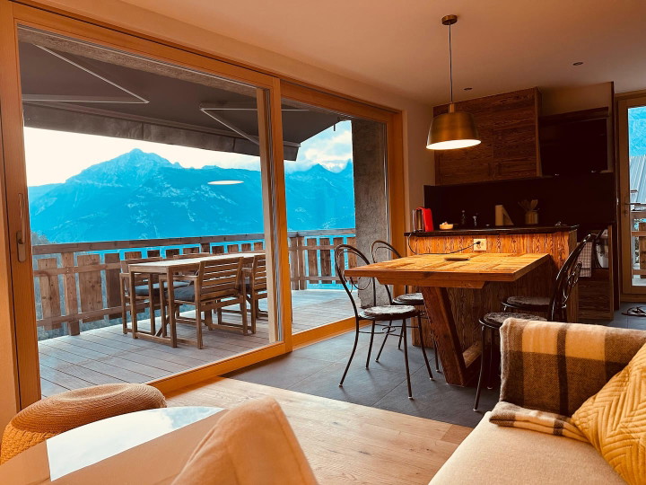 Vue Imprenable & Charme Alpin - La Tzoumaz