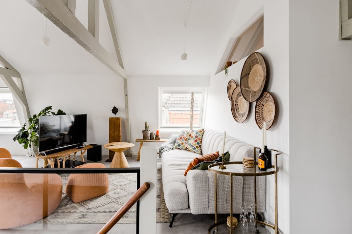 Overlook The City Under The Beams At A Bohemian Loft - Netherlands