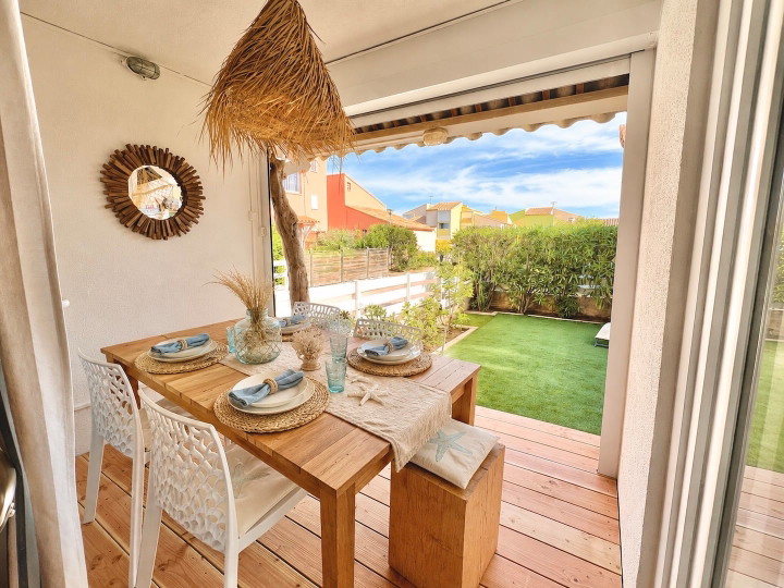 T2 Avec Jardin Privé 100 Mètres De La Plage - Gruissan