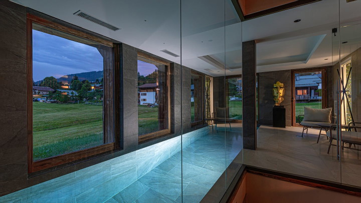 Chalet Avec Piscine Chauffée, Cheminée Et Sauna - Combloux