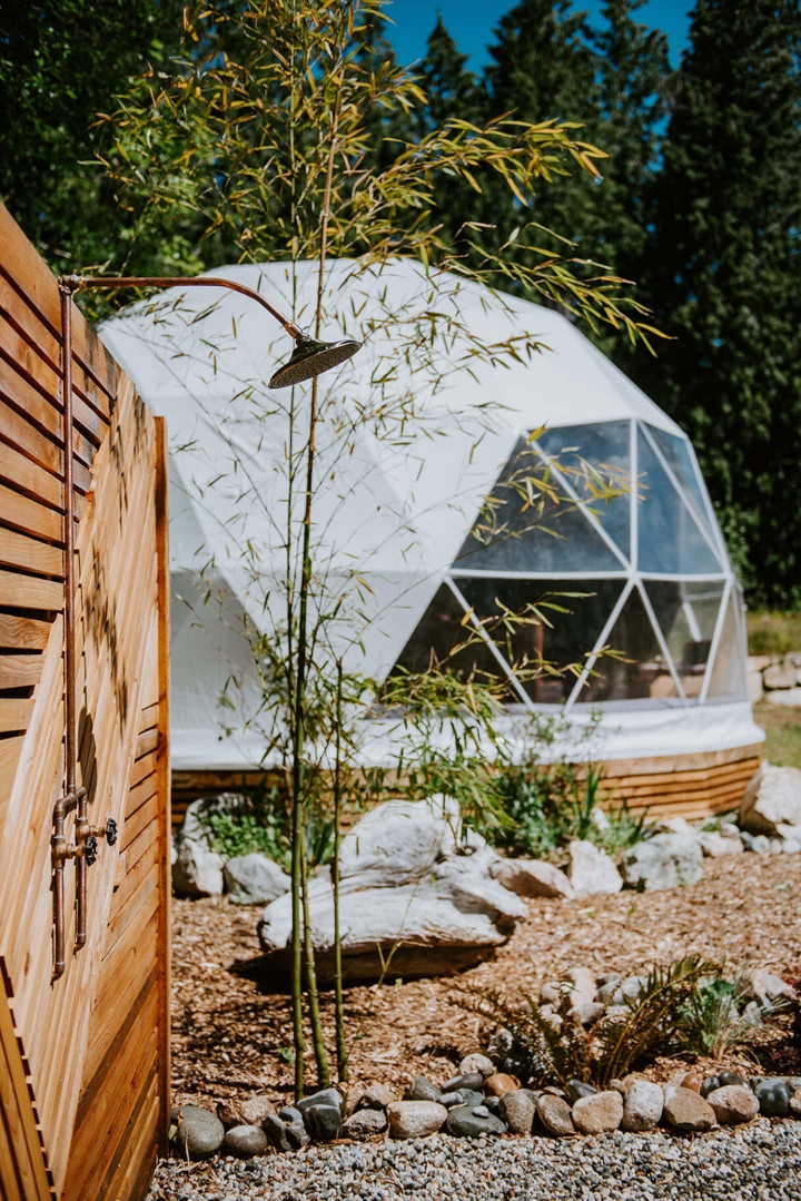 Barn Geodome On Beautiful Farm With Spa - Sechelt