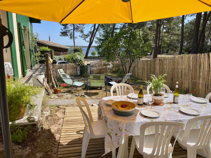 Maison Au Bord Du Lac D'hourtin Et Proche Océan - Hourtin Plage