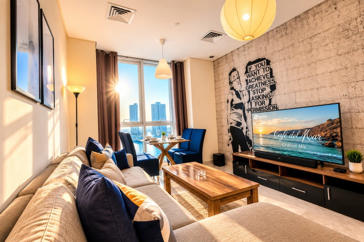 Affordable, 2 Bedroom Apartment, Sea View@pearl - Doha