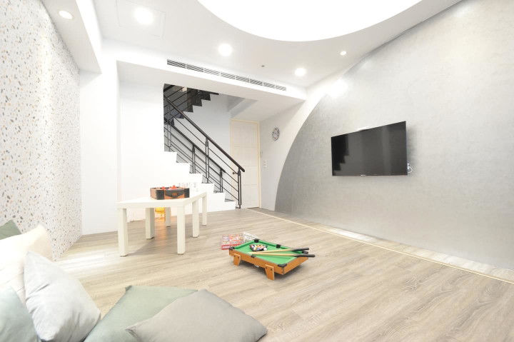 [Private 12~18 People] Near Kebo Museum/commercial District/kitchen/living Room/free Washing Machine/terrace/mahjong Room/board Games - 東勢區