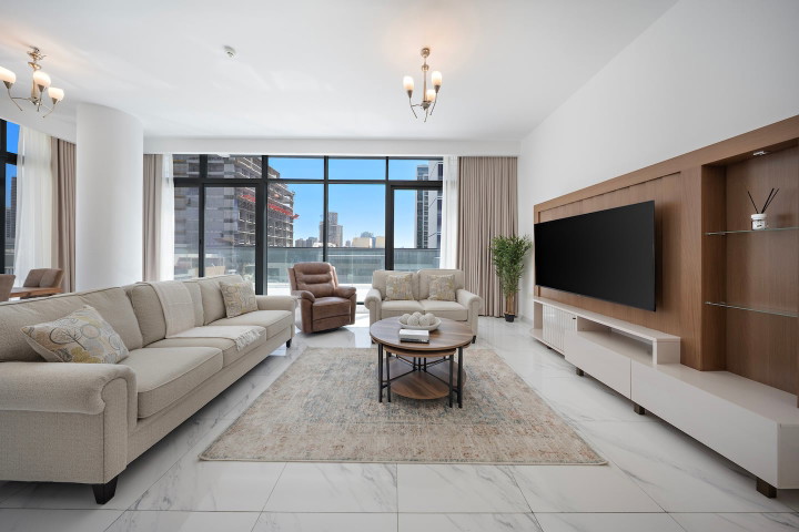 Stylish 1br W/ Terrace | Jvc - Dubai