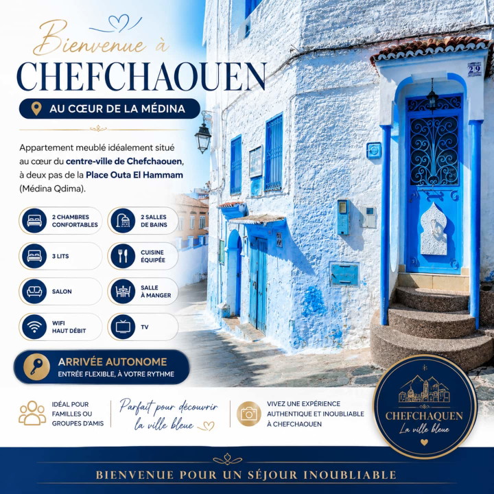 Furnished Apartment N°1 In The Heart Of Chefchaouen - Akchour