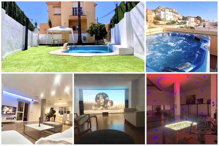 430m2‍‍‍heated Pool‍️jacuzzicineplayground Gym️‍️bbq - Málaga