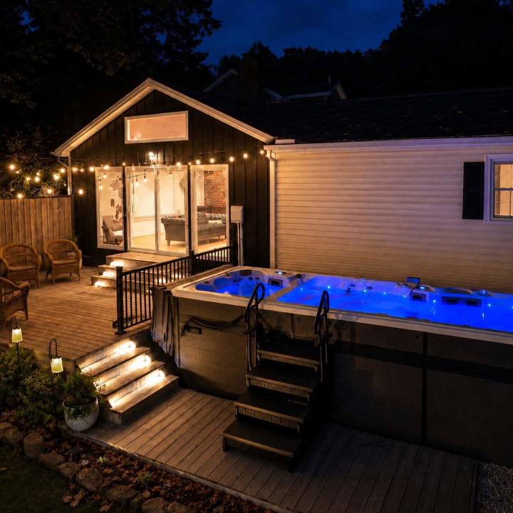 Staycation Lake View Huge Year Round Spa Firepit - Ohio