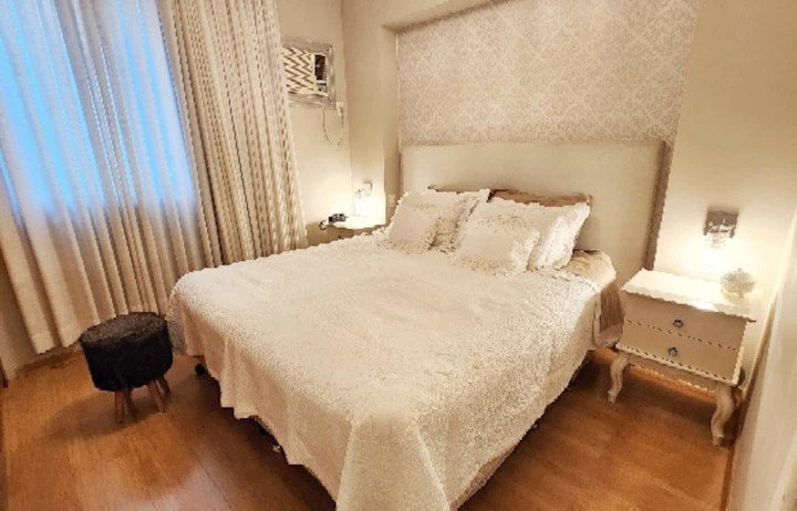Classic Flat: Parking Space, Air Conditioning, Swimming Pool. - Belo Horizonte