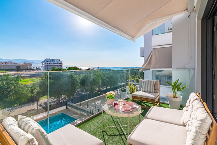 Almaré Cotton · Terrasse Et Vue Sur La Mer - Torre del Mar