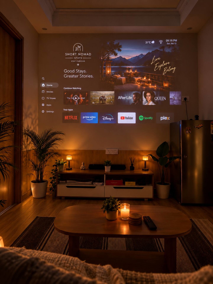 Mori-1bhk Sauna Stay | Medanta |Projector| Therapy - Gurugram