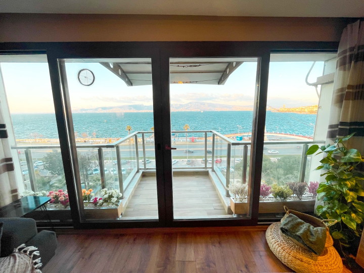 Amazing Sea View In Center With Special Parking - Konak