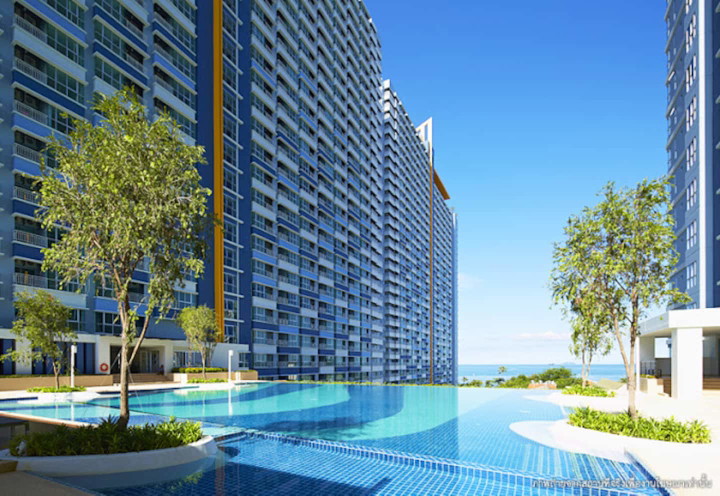 Seaview 1br King Bed Beach Front Pattaya - Jomtien