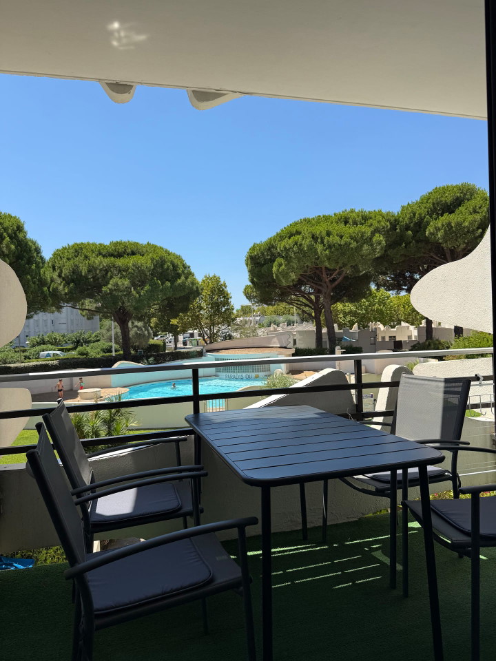 Studio Cabine/terrasse & Parking Privé - Piscine - La Grande-Motte