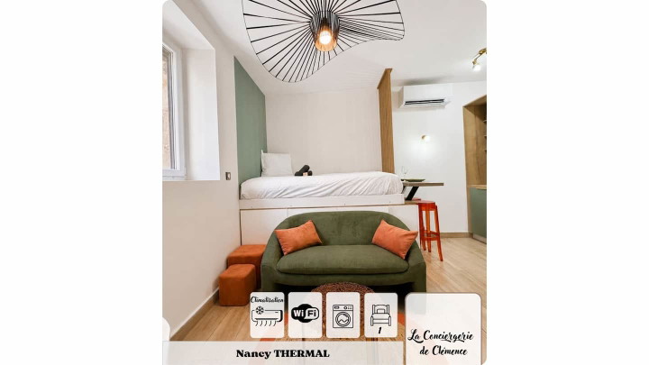 ÉLégant Studio Climatisé - Nancy Thermal - Vandœuvre-lès-Nancy