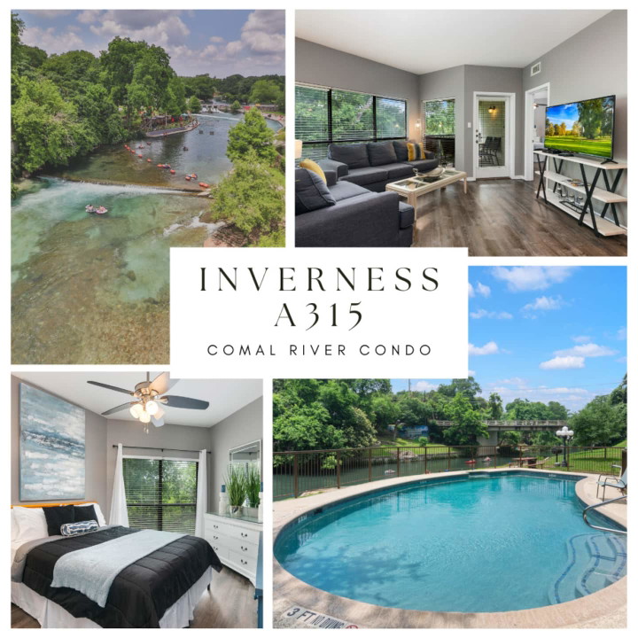 Comal Riverfront Condo Con Piscina, Cubierta Grande Y Frente A Schlitterbahn. - New Braunfels, TX