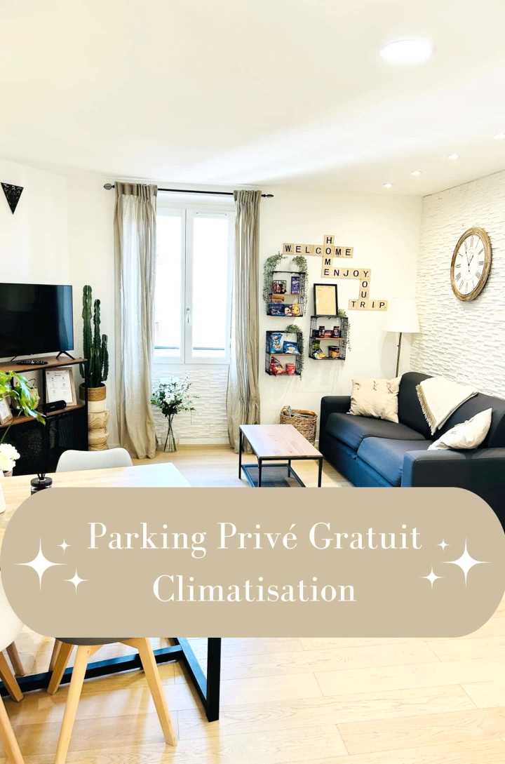 * Free Private Parking * Air Conditioning * 4 People. - Grasse