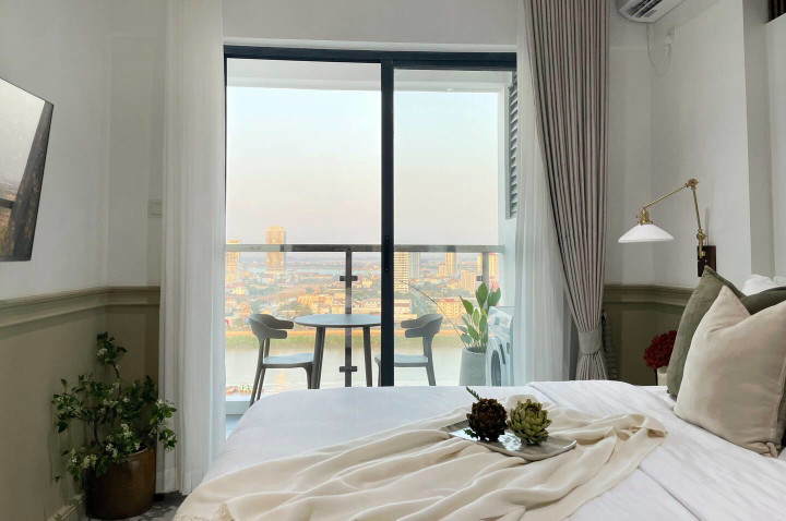 Central Riverside Modern Studio Apt W/ River View* - Cambodia