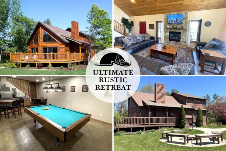 Ultimate Rustic Retreat @ Spring Brook Resort - Wisconsin Dells, WI