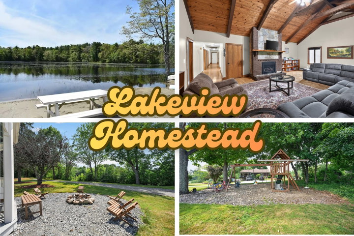 Spacious Lakeside Escape W/ Beach, Fire Pit & Farm - Franklin, MA