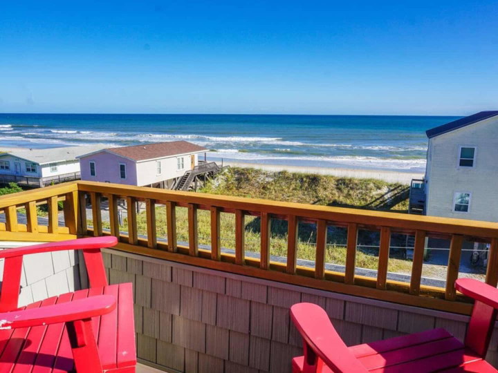 5 Bd 4.5 Ba Sleeps 15, Oceanviews/hot Tub/elevator - North Topsail Beach, NC