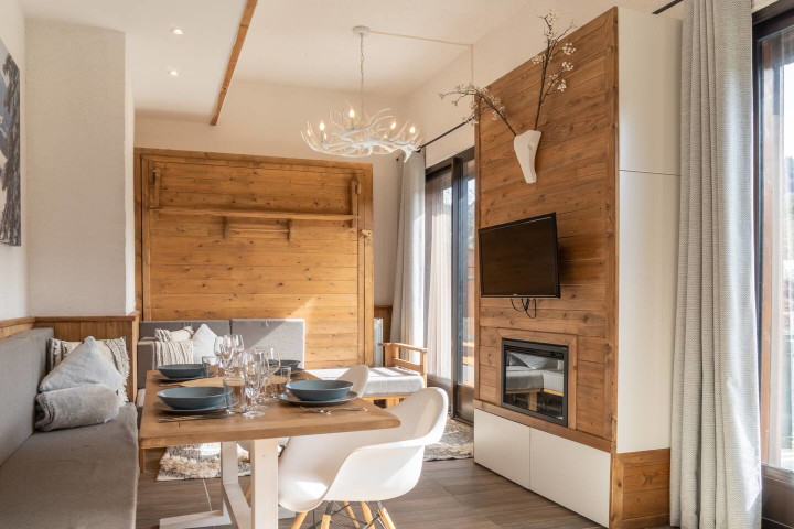 Scandinavian Snug Sur La Piste | 2+2 Personnes | Loft - Les Gets