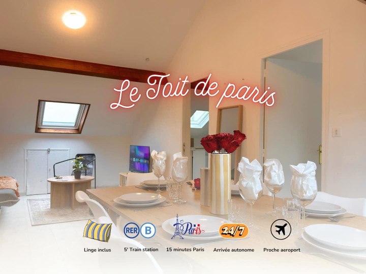 6 People - 2 Bedrooms - 15 Minutes From Paris / Toit De Paris - Drancy