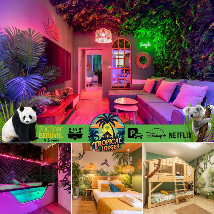 Jungle Escape & Hot Tub · 5 Min From Beauval Zoo - Saint-Aignan