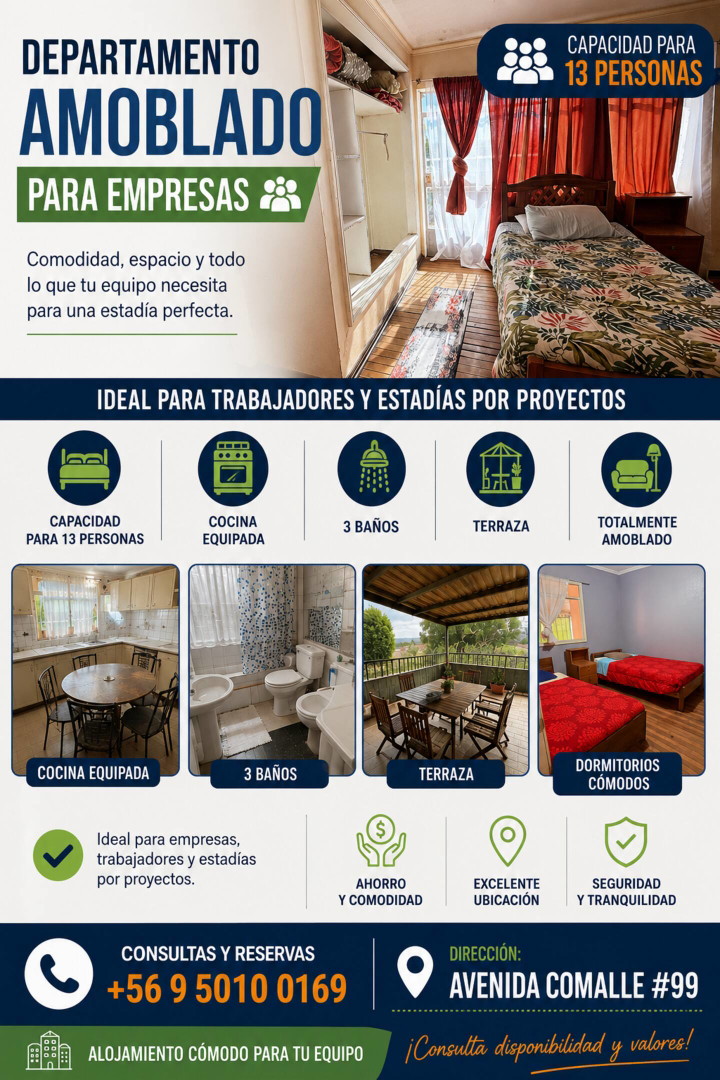 Arriendo Ideal A Empresas - Curicó