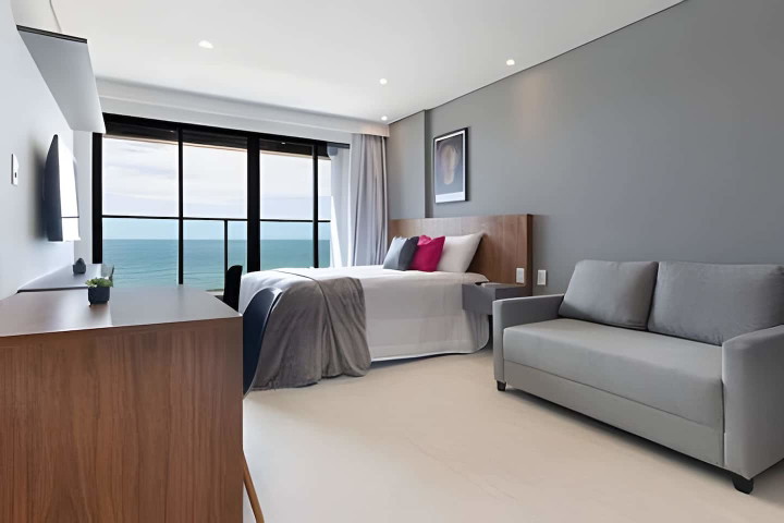 Art Studio With A Frontal Ocean View Armação Pituba Airbnb - Salvador, Brazil