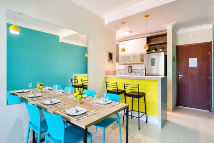 Apt For 6 Guests + Pool + Barbecue + Hairdryer + 2 Air Conditioners + 1 Garage - Ubatuba