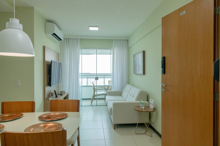 2201 Luxury 2-bed/1-bath Flat Near Cebrom/araújo Jorge - Goiânia