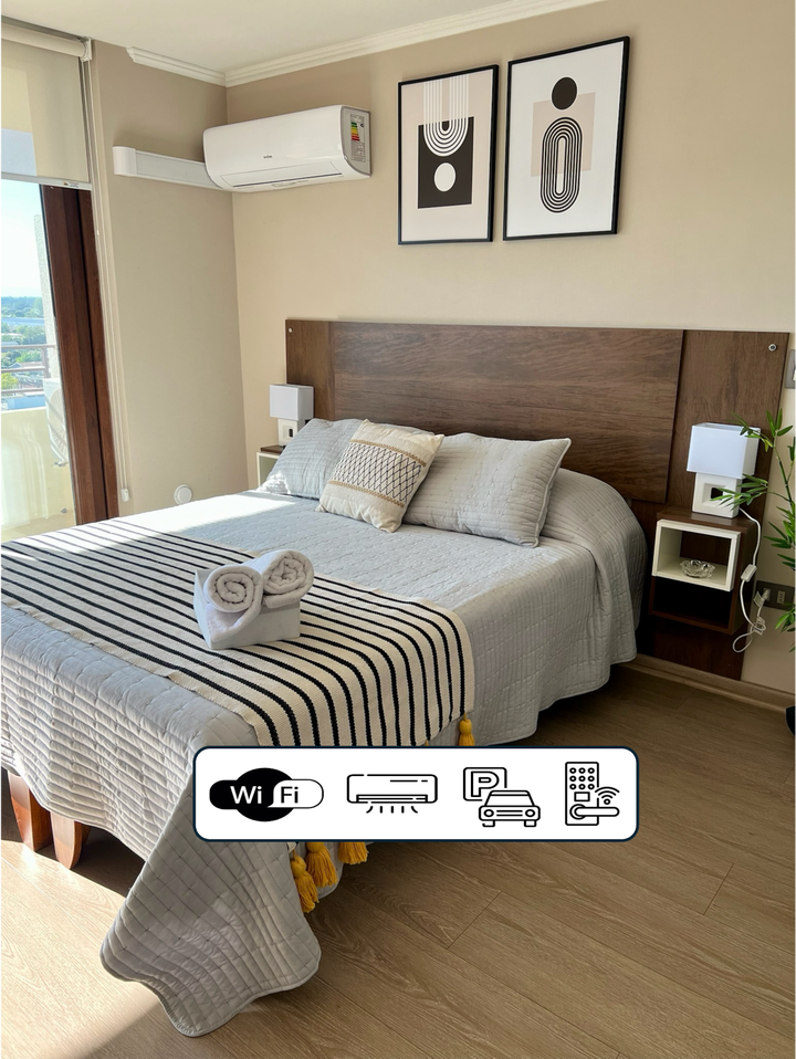 Flat With "Parking + A/c + Wi-fi" - Chillan