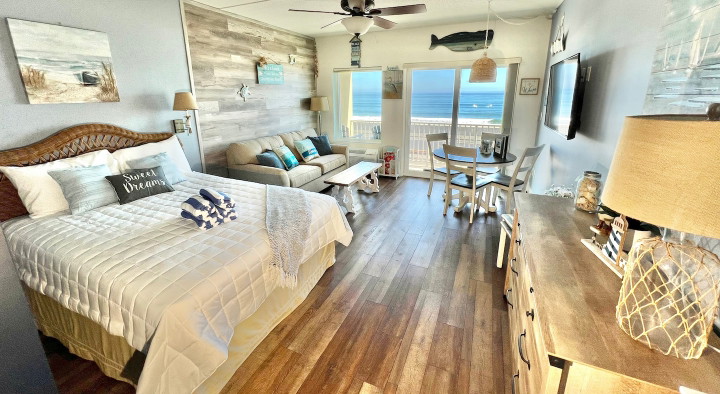 Bord De Mer, Balcon Privé, Vue Panoramique Sur L'océan - Hampton