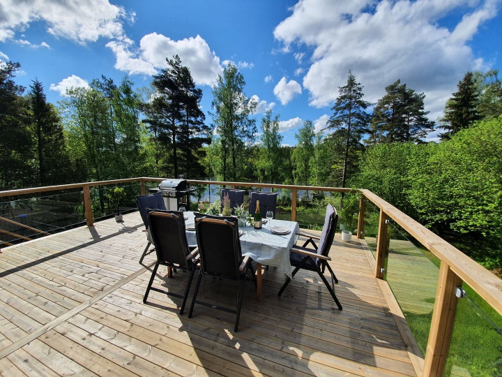 Country House With Lake Property And Private Raft - Sweden