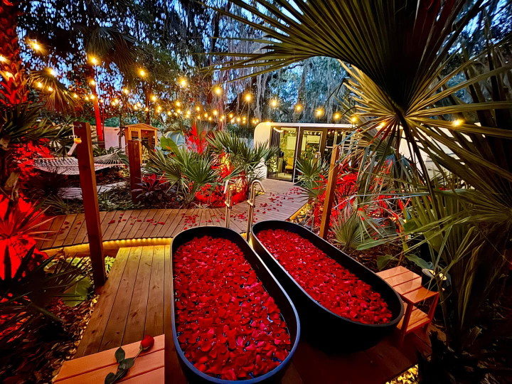 Romantic Tiny Home Tubs Wellness Jungle Oasis New - Florida