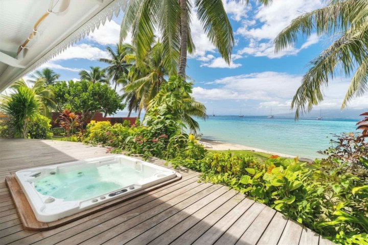 Villa De Luxe En Bord De Mer Avec 5 Chambres - Polynésie française