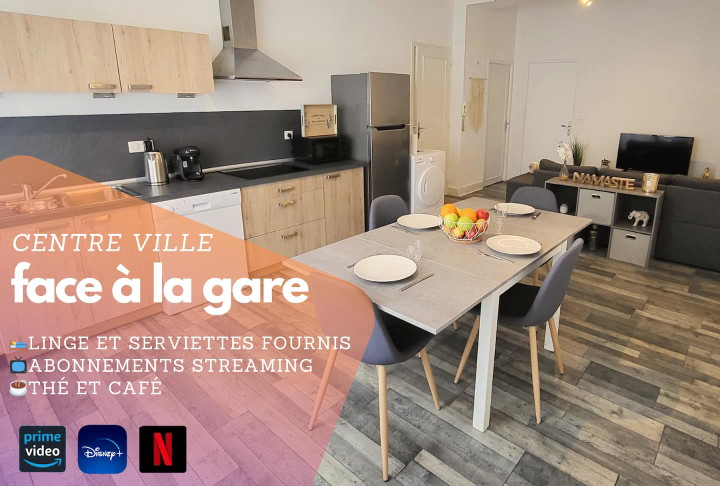 Spacious Accommodation - Opposite The Train Station And City Center - Épinal