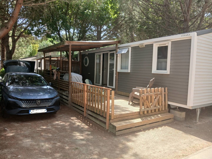 Mobilhome Confort Climatisé Piscine Chauffee - Languedoc-Roussillon