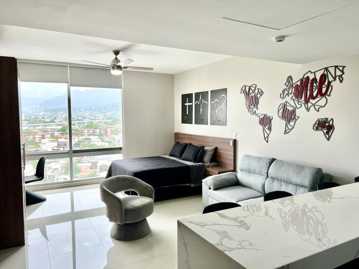 Loft Sur Paseo Sta. Lucia + Piscine + Parking - Monterrey