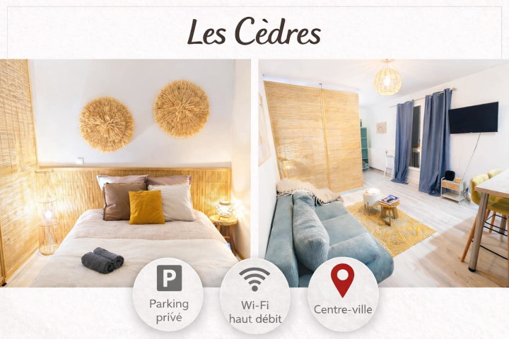 Studio Centre-ville  Parking & Ventillateur - Tarn