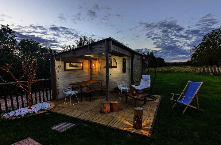 Lodge Et Sa Terrasse & Chalet Bois, Vue Sur Jardin - Fontainebleau