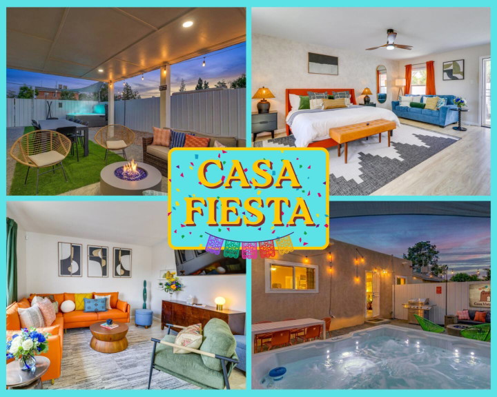 Entire Duplex | Hot Tubs + Fire Pit | Sleeps 12 - Albuquerque, NM