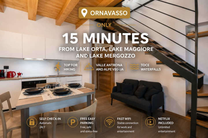 [Lac D'orta Et Maggiore] Parking Et Netflix - Mergozzo