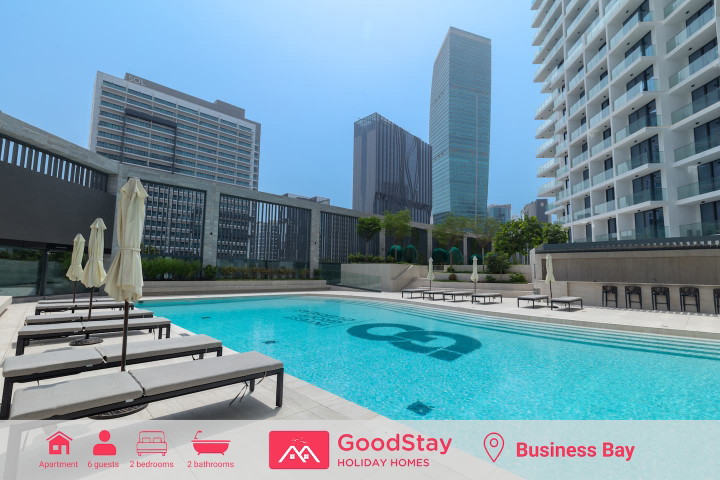 Magnifique 2bdr Dans Business Bay, Salle De Sport Et Piscine Gratuites - Dubaï