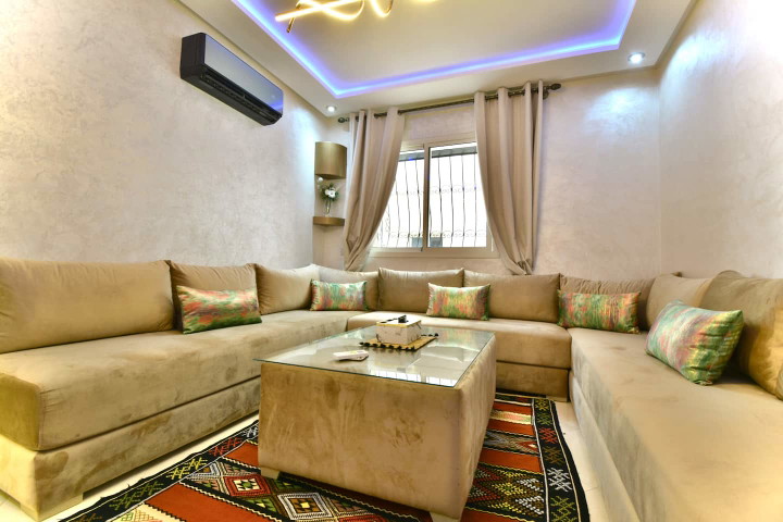 Stylish Apartment Near Gueliz, Fiber & Netflix - Marrakesh
