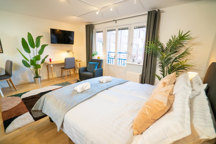 Earth-toned Studio | Near Haga & Järntorget - Gothenburg