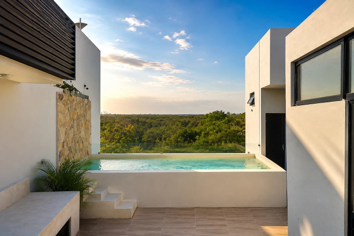 House With Private Pool Near Progreso - Yucatan